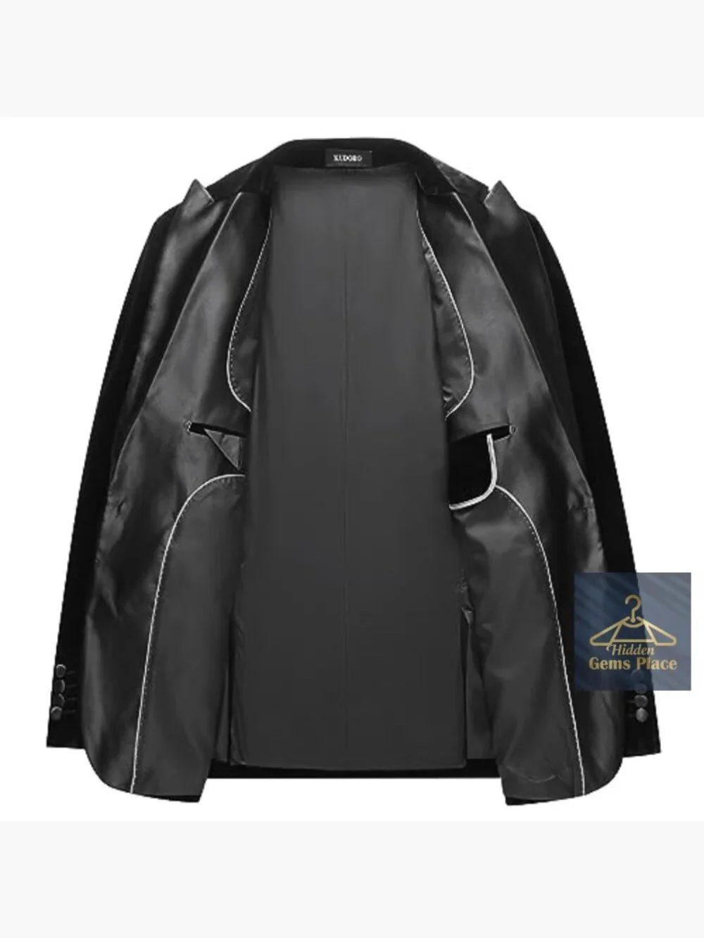 Suits & Blazers | Mens Velvet 3 Piece Tuxedo Suit Slim Fit Peaked Lapel ...